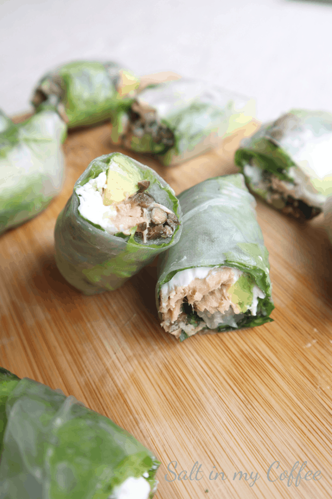 Mediterranean Tuna Spring Rolls - Salt in my Coffee