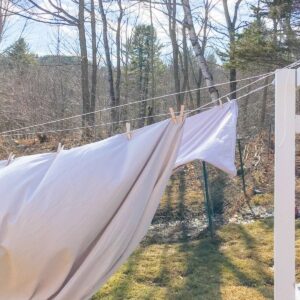 Tips for building a really sturdy clothesline - Salt in my Coffee