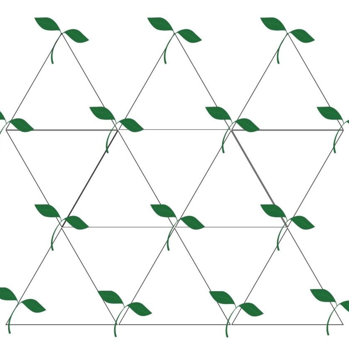 Triangular Spacing On Center Planting Chart What Is The U.S. Space
