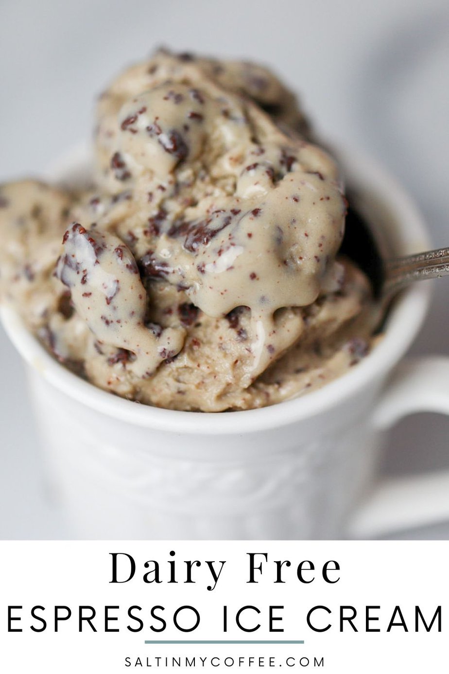 Dairy Free Espresso Ice Cream With Fudge Swirl Salt In My Coffee