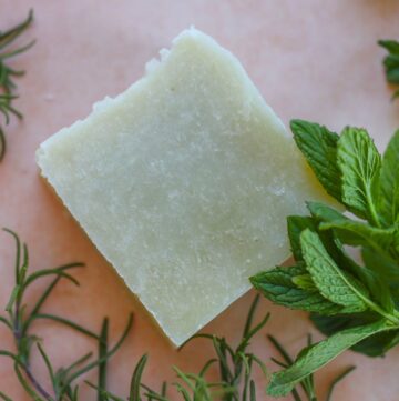 Rosemary Mint Hot Process Soap Recipe - Salt in my Coffee