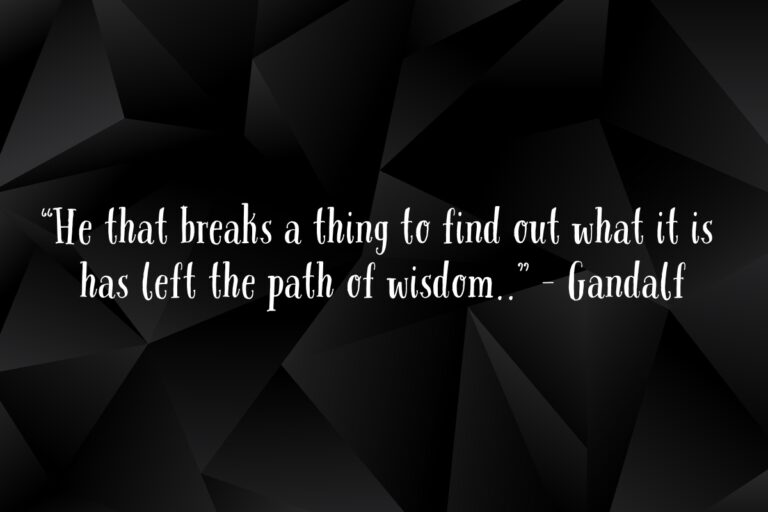 24 LOTR Quotes To Celebrate October the 24th - Salt in my Coffee